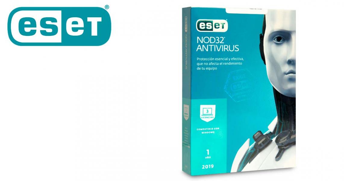 antivirus eset nod32 (3 instalaciones)