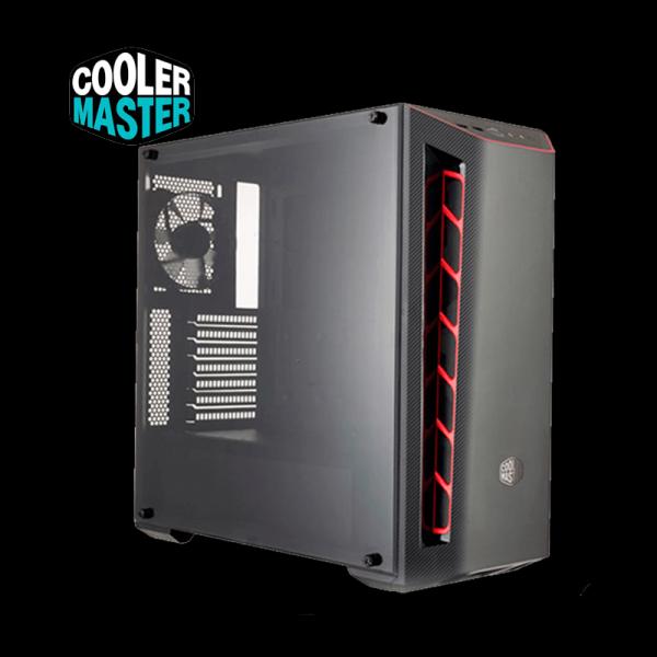 case cooler master masterbox mb510l(mcb-b510l-kann-s00) red 1 panel ...