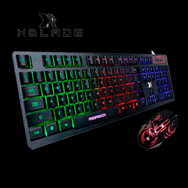 teclado kit gaming xblade assassin 3 en 1