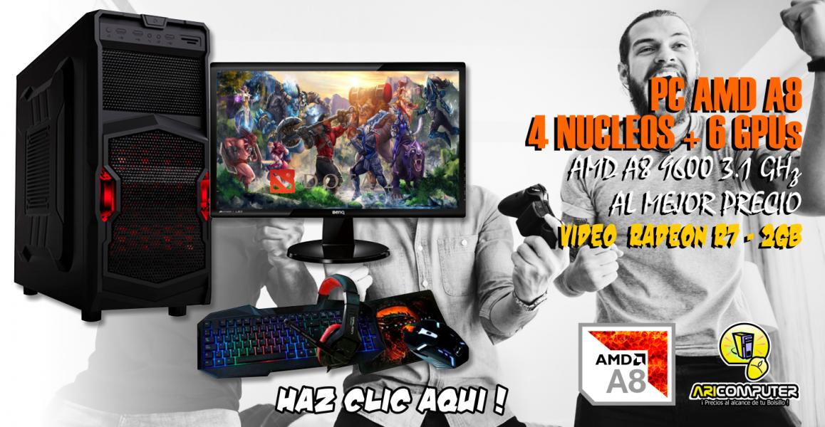 amd apu a8 9600 3.1 ghz (4 nucleos + 6 gpus) envios a todo el