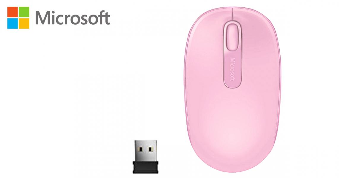 Mouse Inalámbrico Microsoft Mobile 1850 U7Z-00021 Rosado. MICROSOFT ...